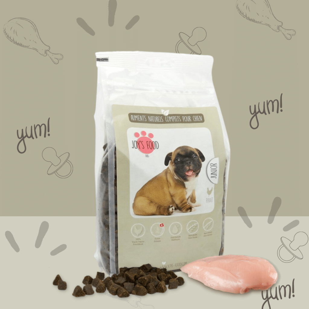 Croquettes semi-humides junior – Poulet frais – Joy's Food